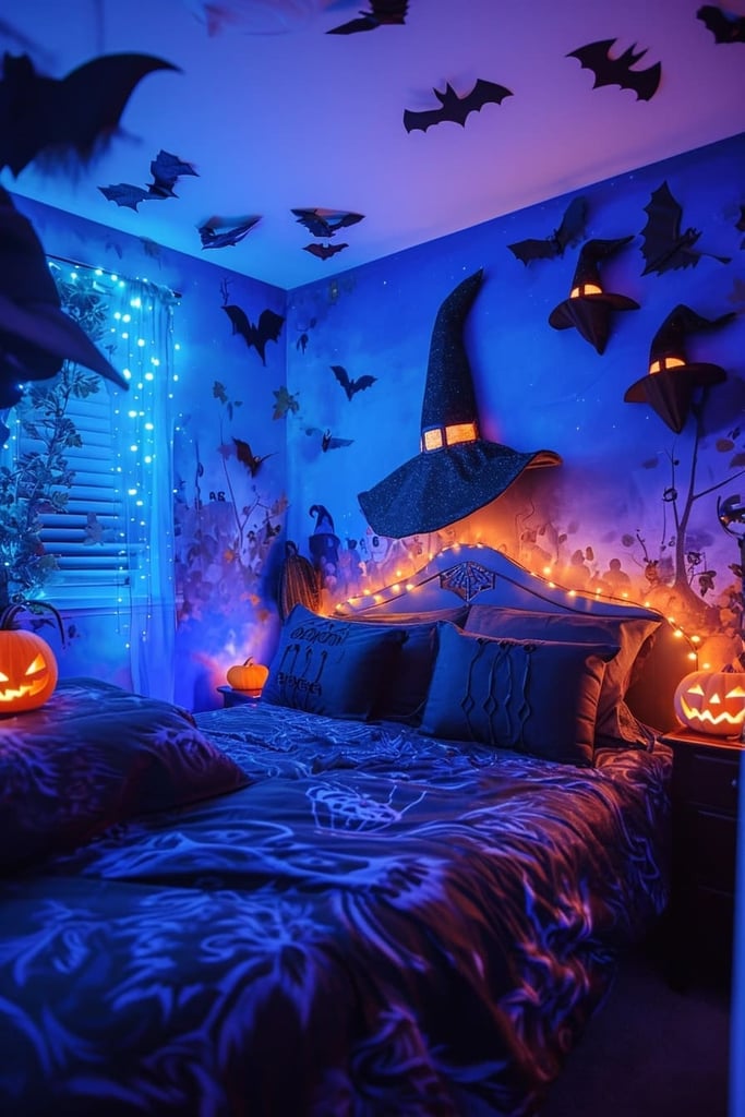 25 Spooky Halloween Bedroom Ideas for a Frightfully Stylish Sleep Space