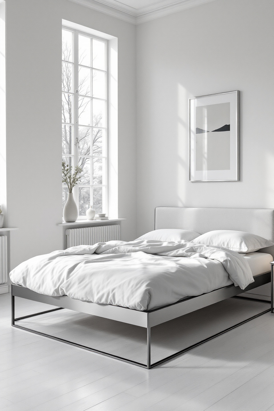 26 Stunning White and Silver Bedroom Ideas That Sparkle and Shine