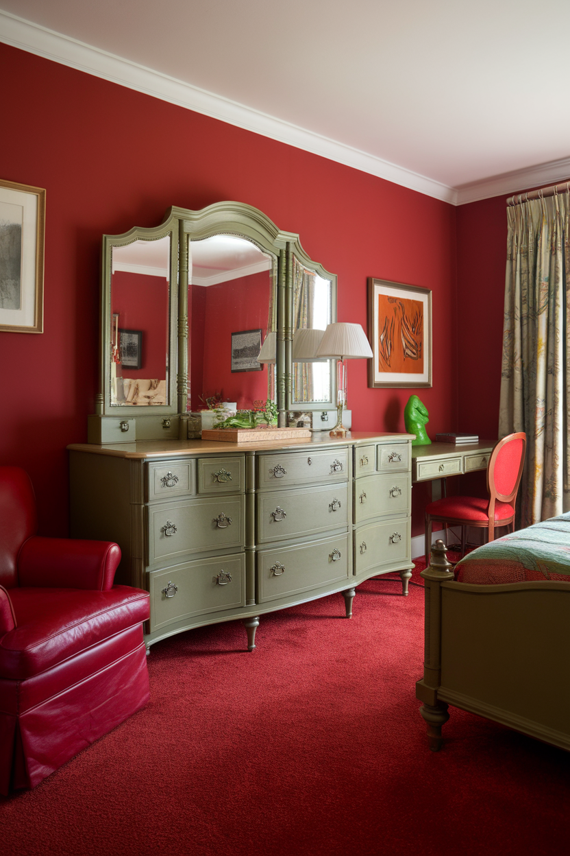 20 Stunning Red and Green Bedroom Ideas That Will Transform Your Space