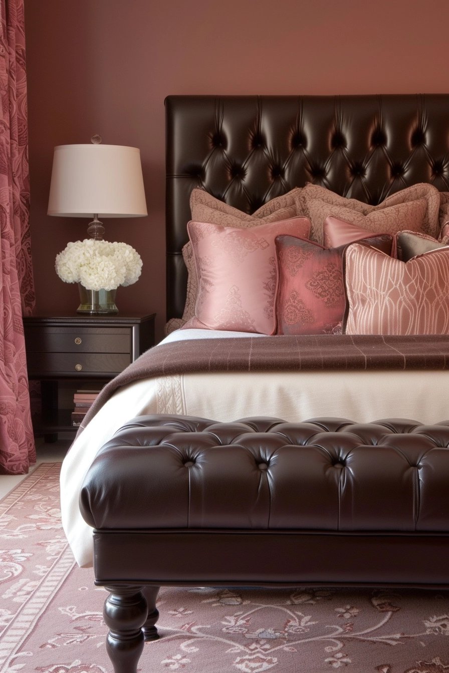 23 Pink and Brown Bedroom Ideas to Make Your Space Stand Out