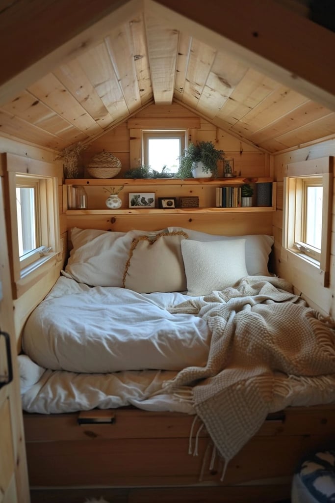 25 Ingenious Tiny House Bedroom Ideas for Compact Living
