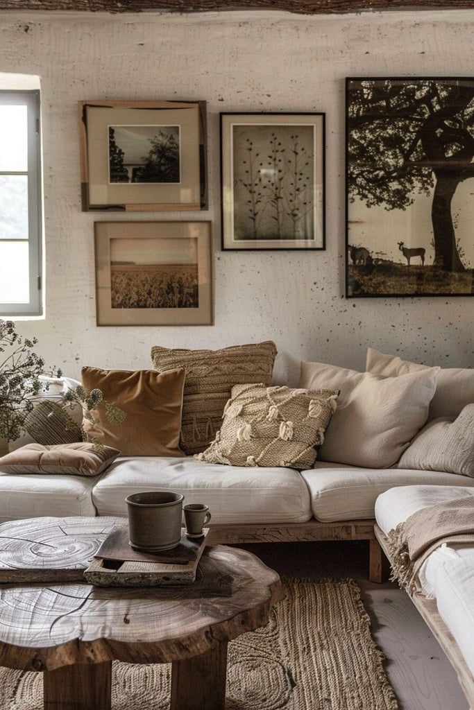 17 Earthy Living Room Ideas That'll Make You Never Want to Leave Home