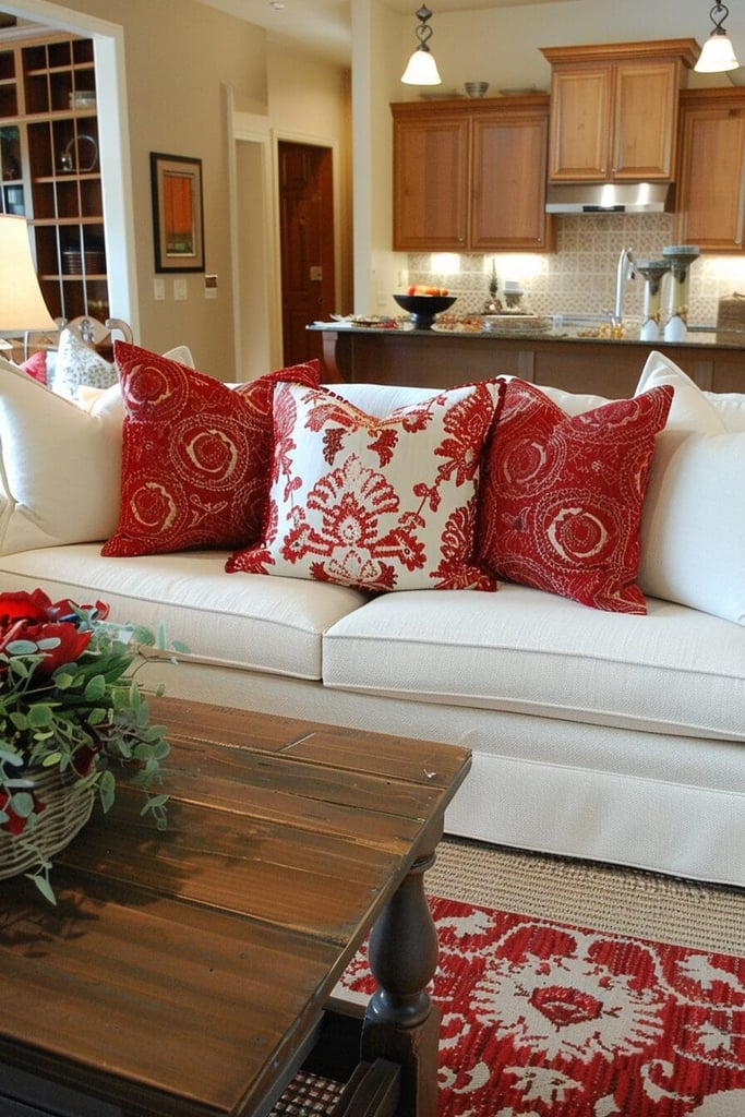 21 Red Living Room Ideas That Will Make You Say "Forget Neutral, I'm ...