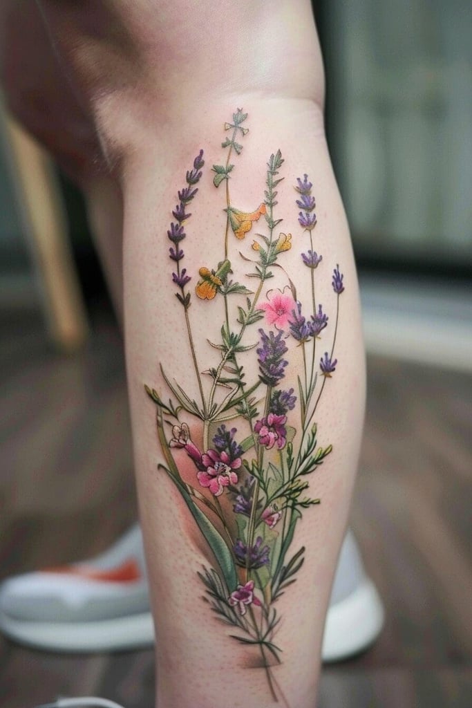 30 Lavender Tattoos That Will Make You Want To Run To The Tattoo Parlor