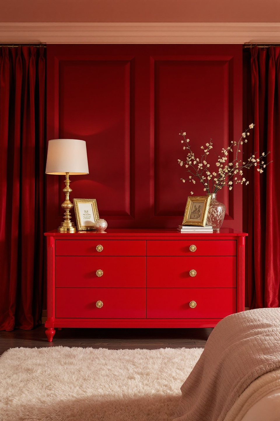 20 Stunning Red and Gold Bedroom Ideas to Transform Your Space