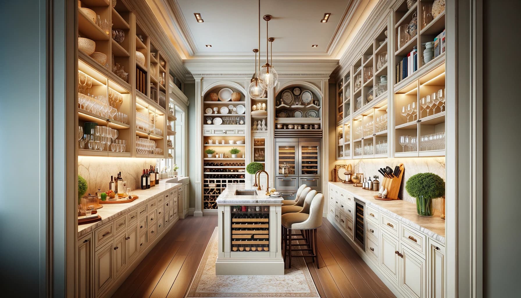 25 Butler's Pantry Ideas to Add a Touch of Luxury to Your Home