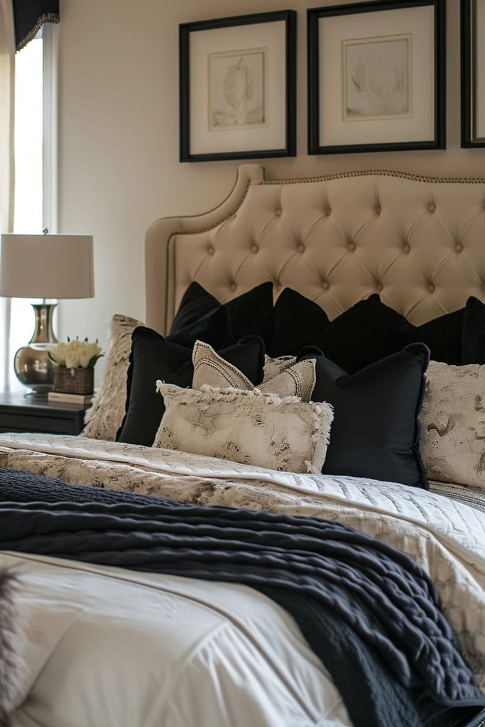 25 Elegant Black and Cream Bedroom Ideas You Need to Try