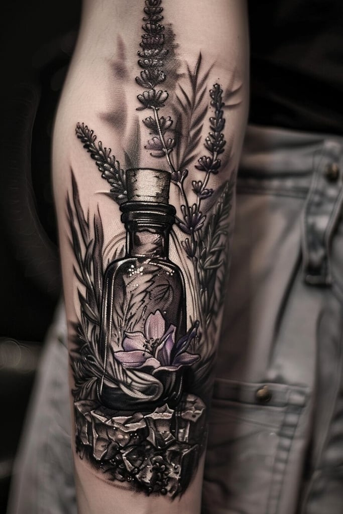 30 Lavender Tattoos That Will Make You Want To Run To The Tattoo Parlor