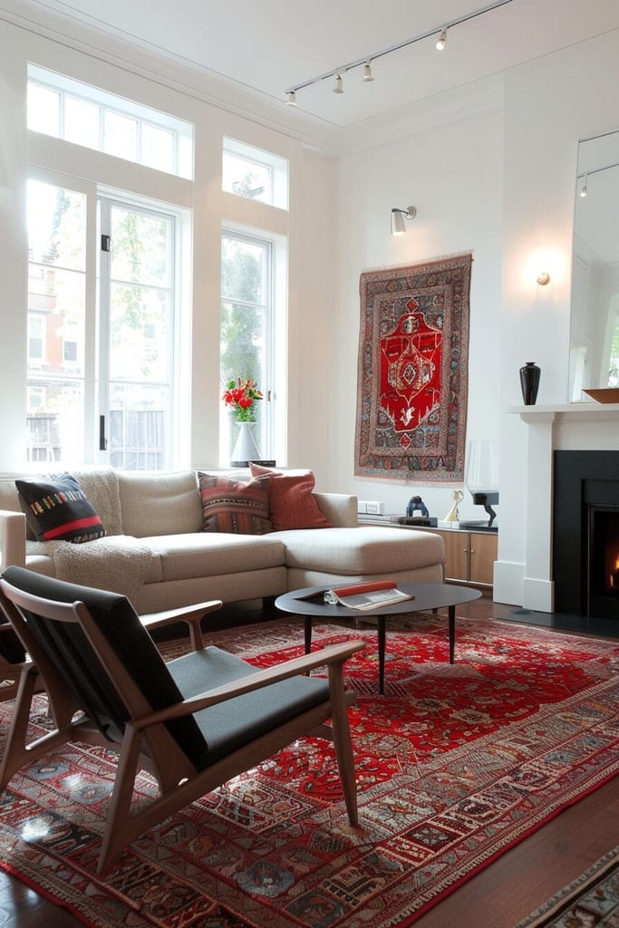21 Red Living Room Ideas That Will Make You Say "Forget Neutral, I'm ...