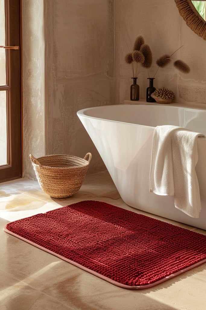 24 Red Bathroom Ideas That'll Make You Never Want To Leave This Room Again