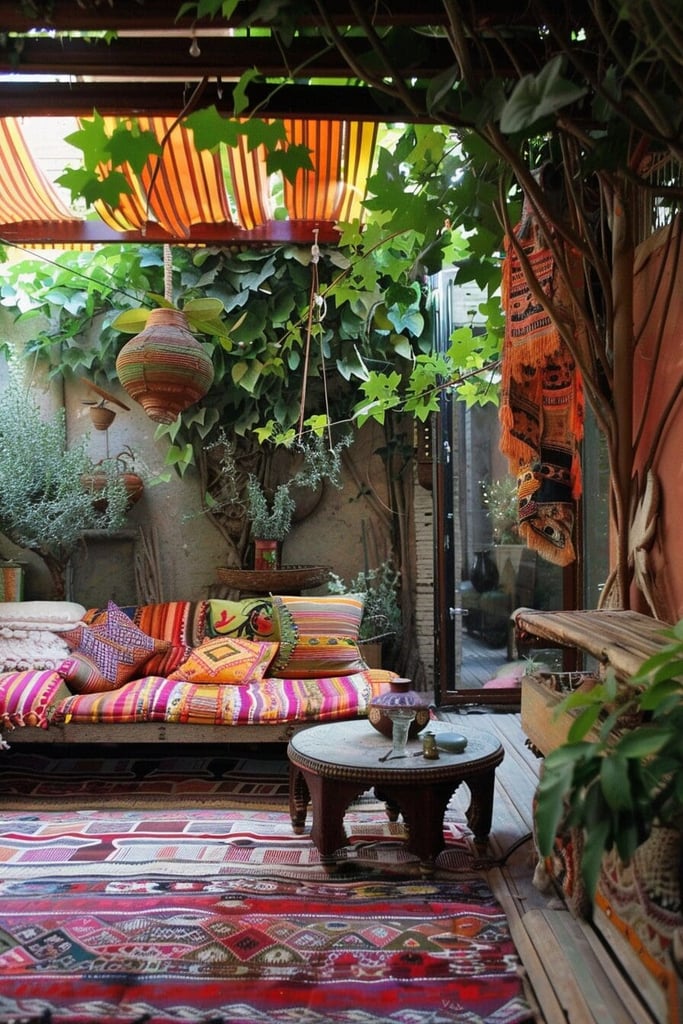 52 Bohemian Patio Ideas to Turn Your Outdoor Space into a Free-Spirited ...