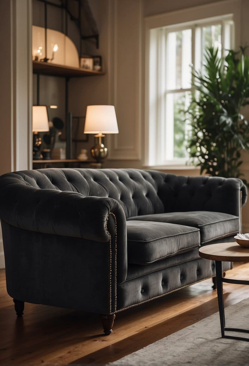 25 Charcoal Sofa Arrangements for a Stylish Living Room