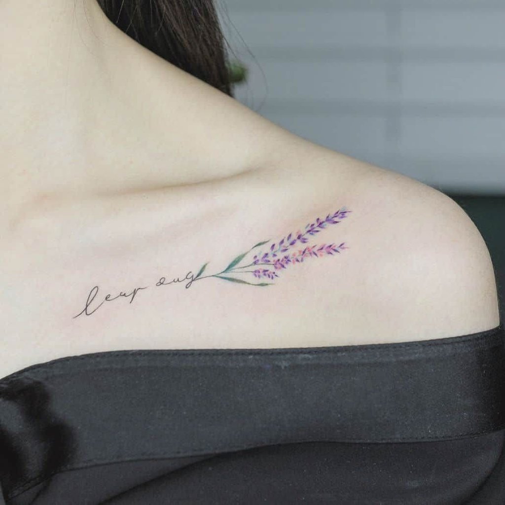 30 Lavender Tattoos That Will Make You Want To Run To The Tattoo Parlor