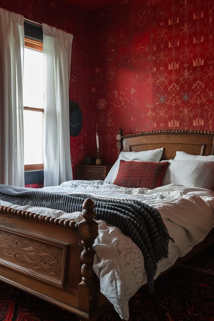 19 Red Bedroom Ideas That'll Make You Forget All About "50 Shades"
