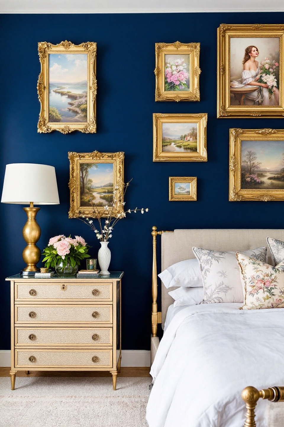 25 Stunning Royal Blue and Gold Bedroom Ideas Fit for Royalty