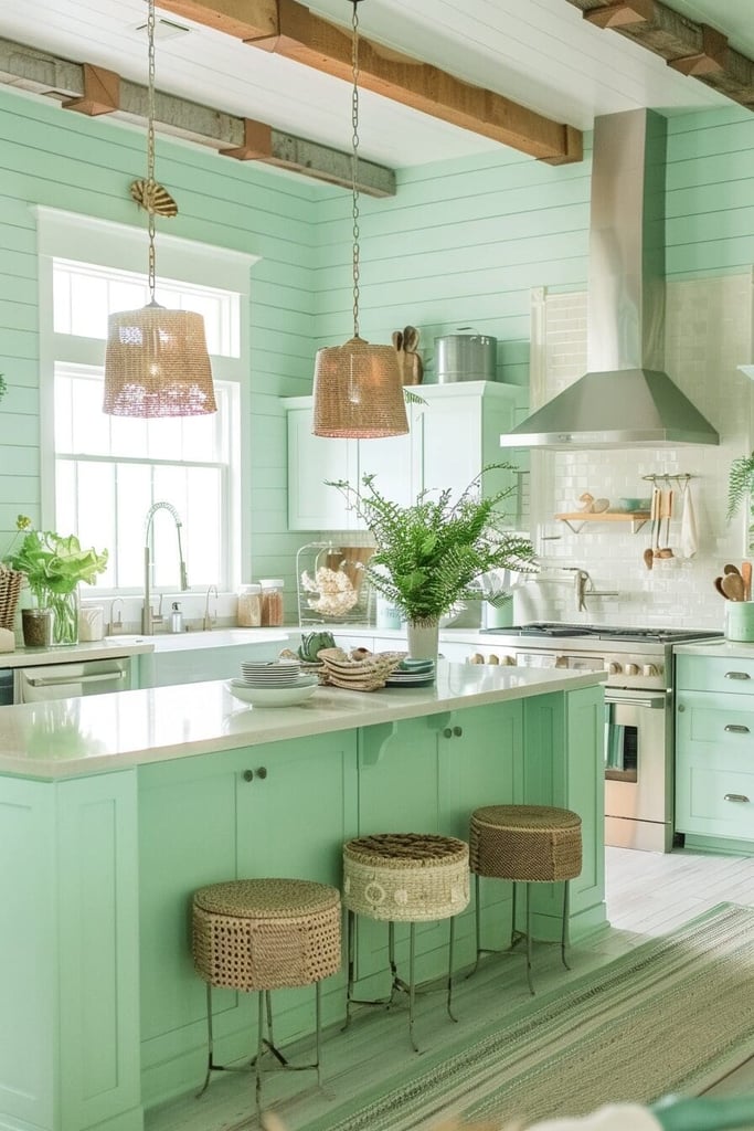 23 Green Kitchen Ideas That Will Make You Swoon