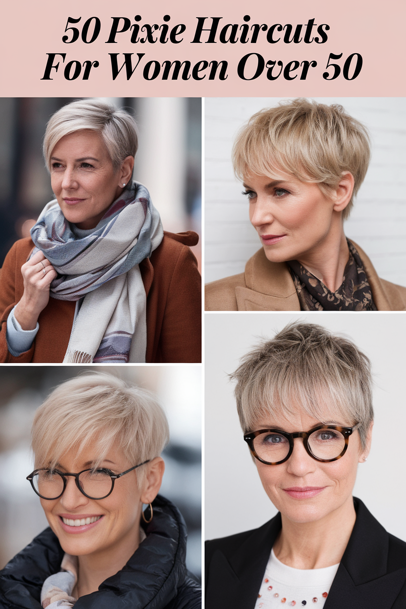 50 Stunning Pixie Cuts for Women over 50 That Prove Age Is Just a Number