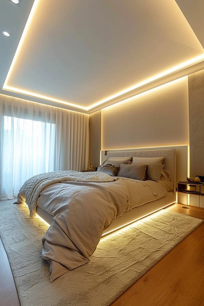 25 Cool LED Bedroom Ideas for a Modern Touch