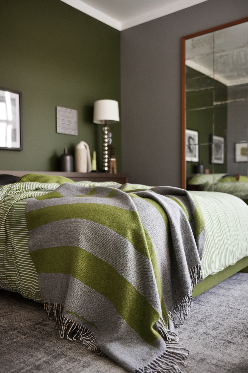 27 Stunning Green and Gray Bedroom Ideas to Transform Your Space