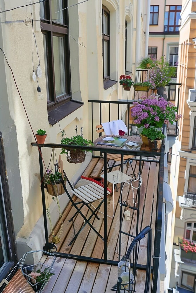 64 Small Balcony Ideas That Will Make You the Envy of the Apartment Block