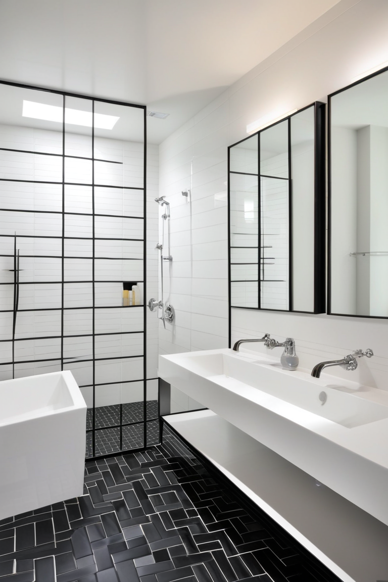 25 Stunning Black and White Bathroom Ideas to Transform Your Space
