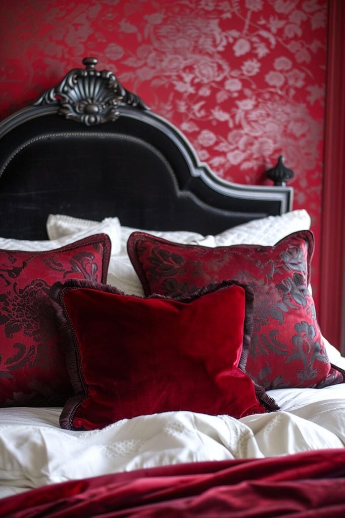 19 Red Bedroom Ideas That'll Make You Forget All About "50 Shades"