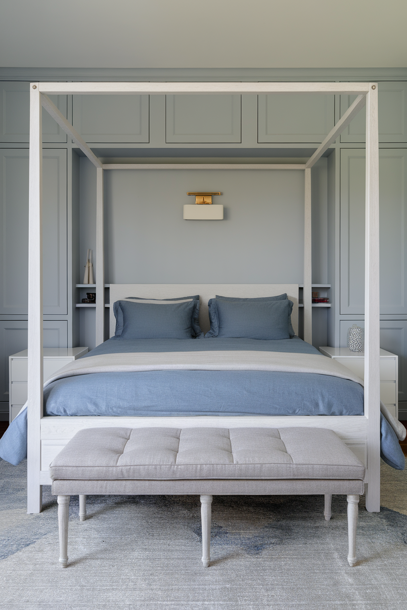 45 Serene Blue and Grey Bedroom Ideas That Will Transform Your Space
