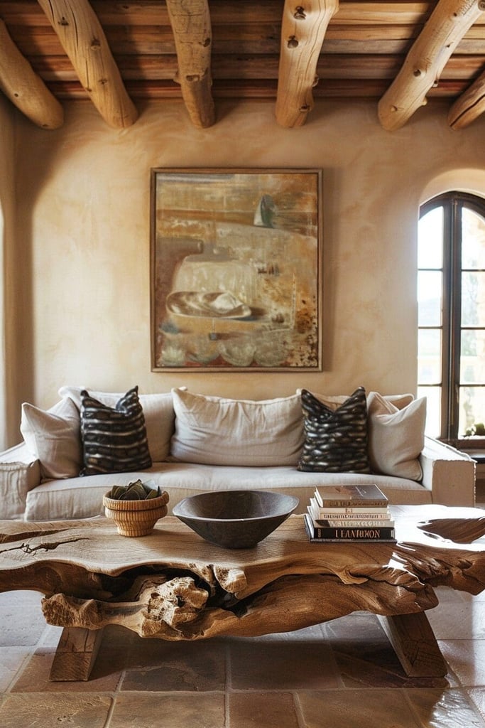 17 Earthy Living Room Ideas That'll Make You Never Want to Leave Home