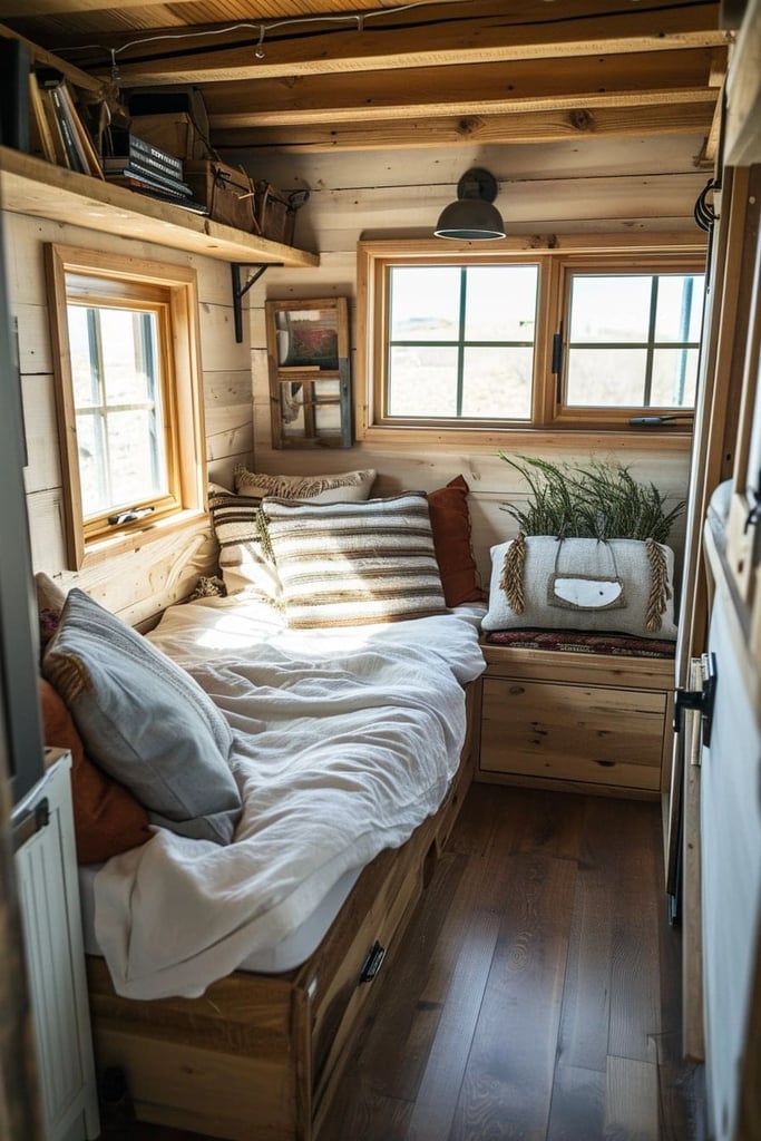 25 Ingenious Tiny House Bedroom Ideas for Compact Living