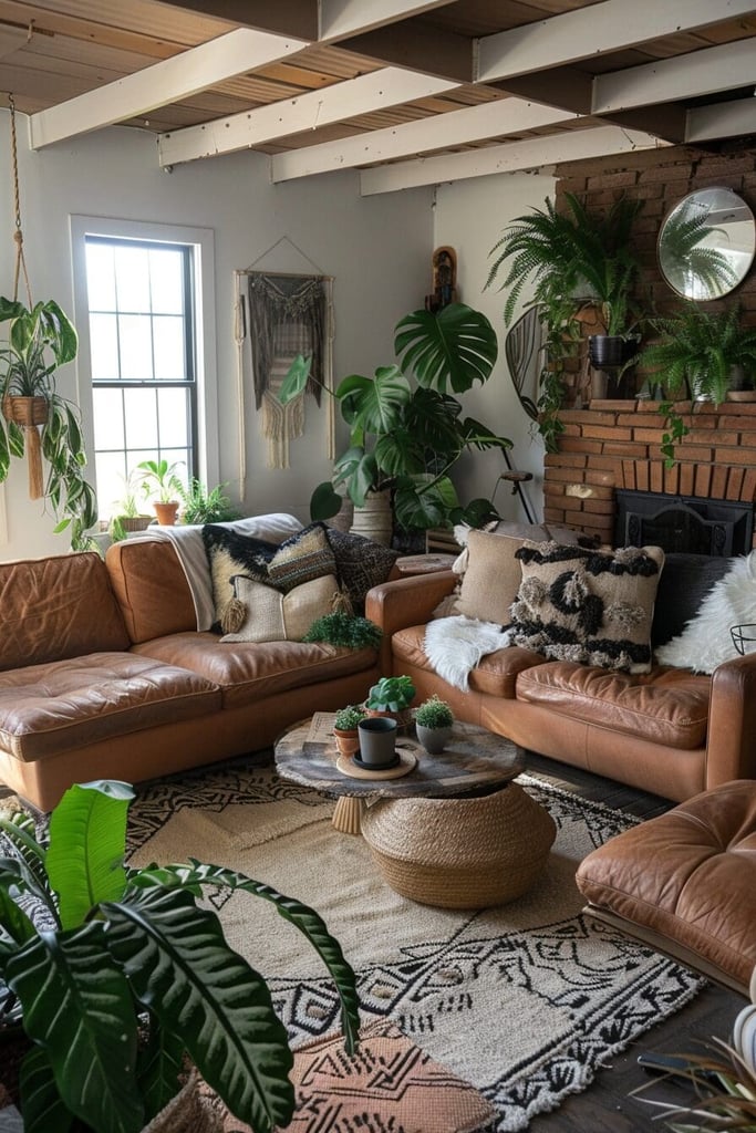 17 Earthy Living Room Ideas That'll Make You Never Want to Leave Home