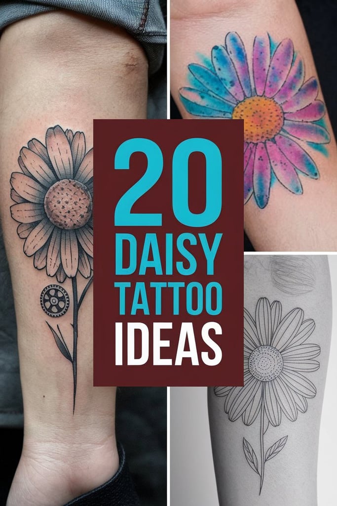 20 Cute Daisy Tattoo Ideas That'll Make You Want One ASAP