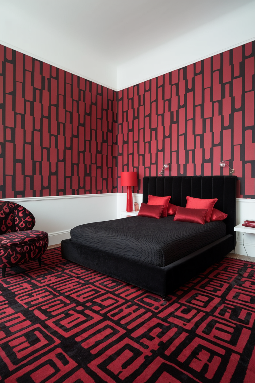 45 Black and Red Bedroom Ideas That Ooze Passion and Elegance