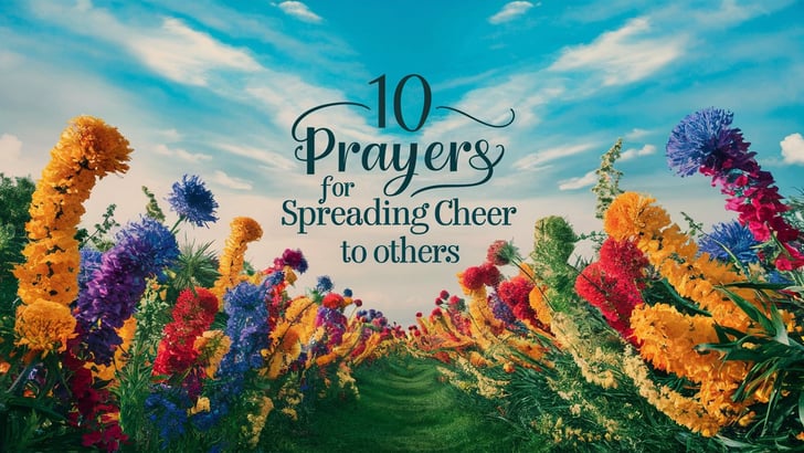 10 Prayers for Spreading Cheer to Others - Roomy Retreat