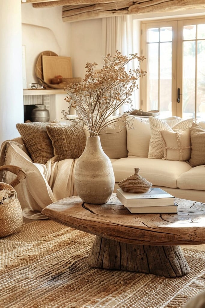 17 Earthy Living Room Ideas That'll Make You Never Want to Leave Home
