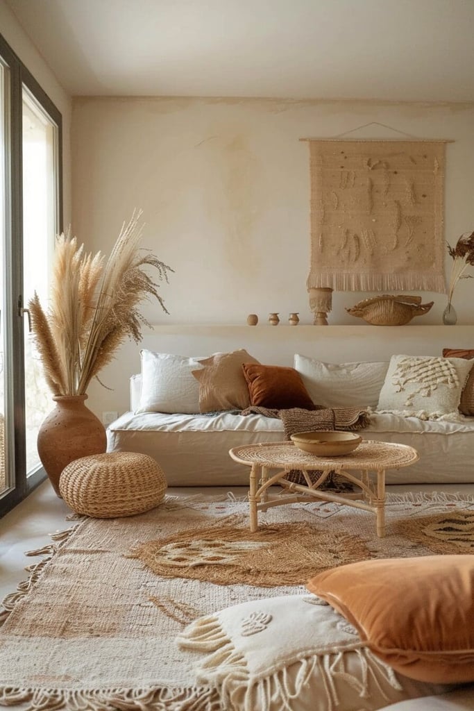 17 Earthy Living Room Ideas That'll Make You Never Want to Leave Home