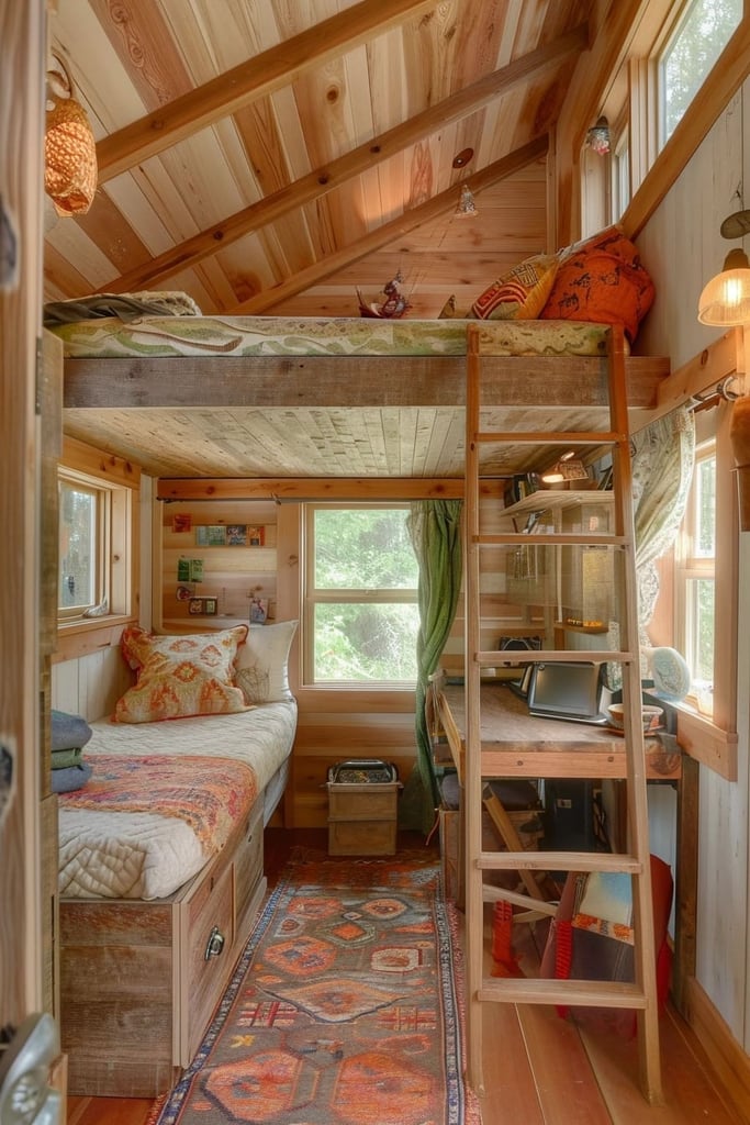 25 Ingenious Tiny House Bedroom Ideas for Compact Living