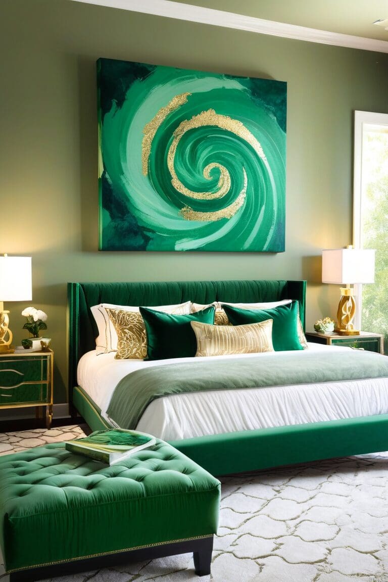 15 Enchanting Emerald Green Bedroom Ideas to Transform Your Space