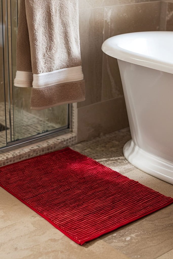 24 Red Bathroom Ideas That'll Make You Never Want To Leave This Room Again