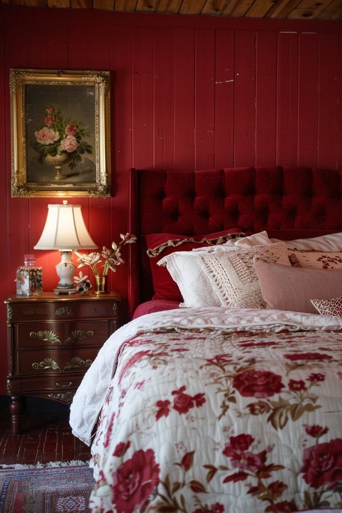 19 Red Bedroom Ideas That'll Make You Forget All About "50 Shades"