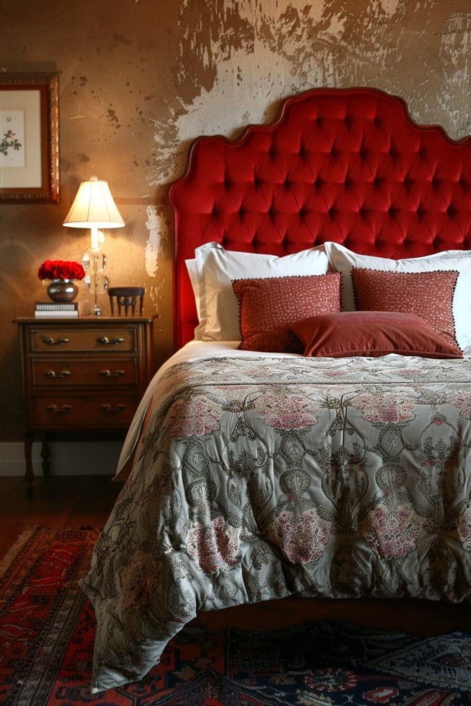 19 Red Bedroom Ideas That'll Make You Forget All About "50 Shades"
