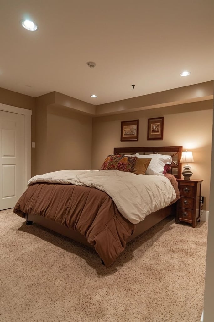 25 Transformative Unfinished Basement Bedroom Ideas