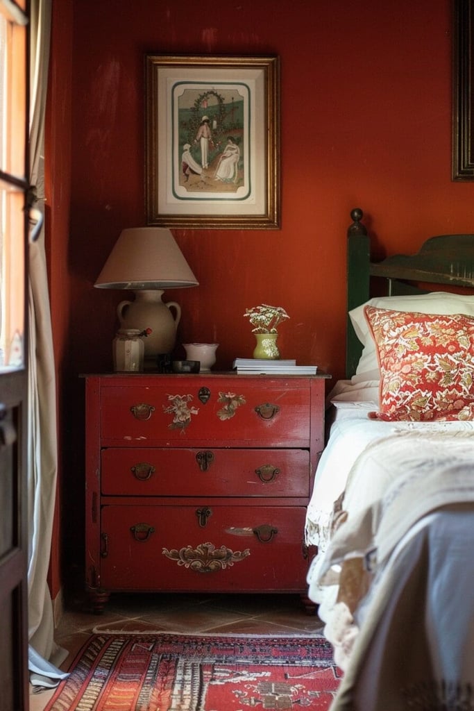 19 Red Bedroom Ideas That'll Make You Forget All About "50 Shades"