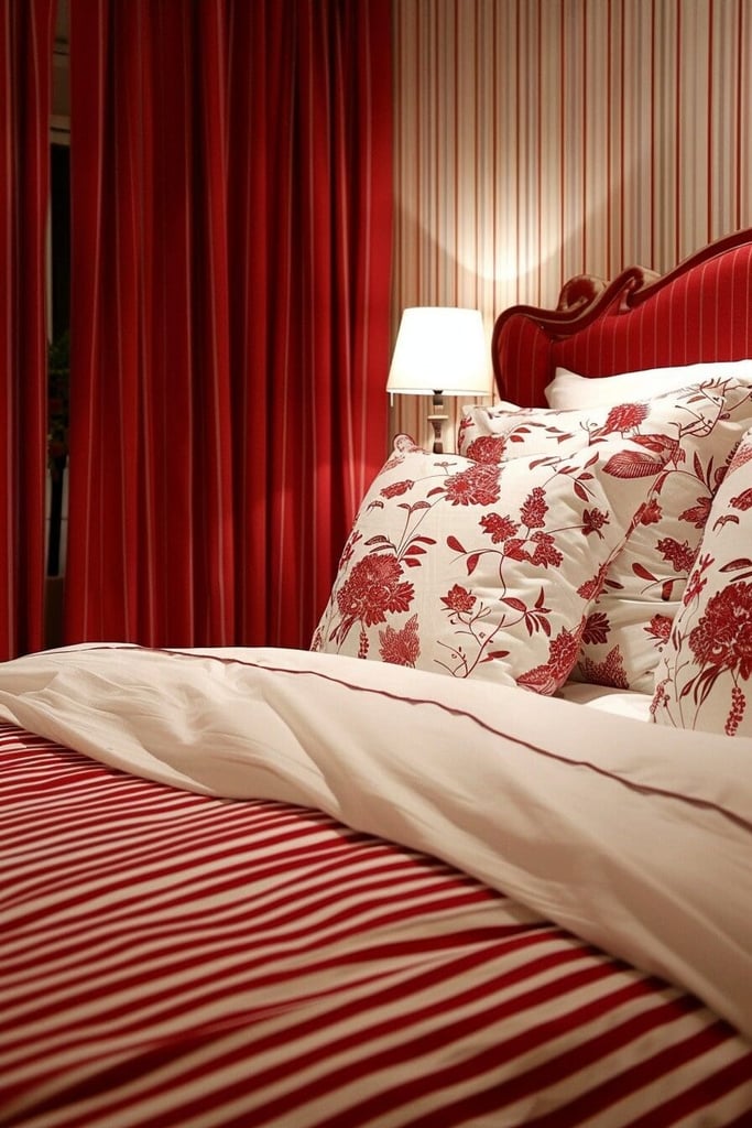 19 Red Bedroom Ideas That'll Make You Forget All About "50 Shades"