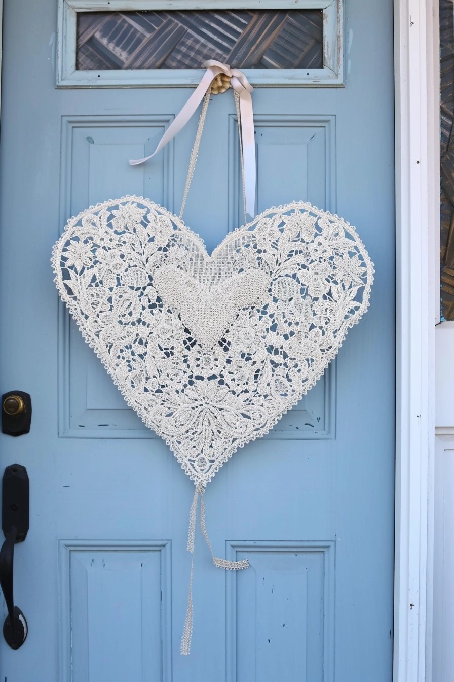20 Heartfelt Valentine Door Decorations to Welcome Love Home