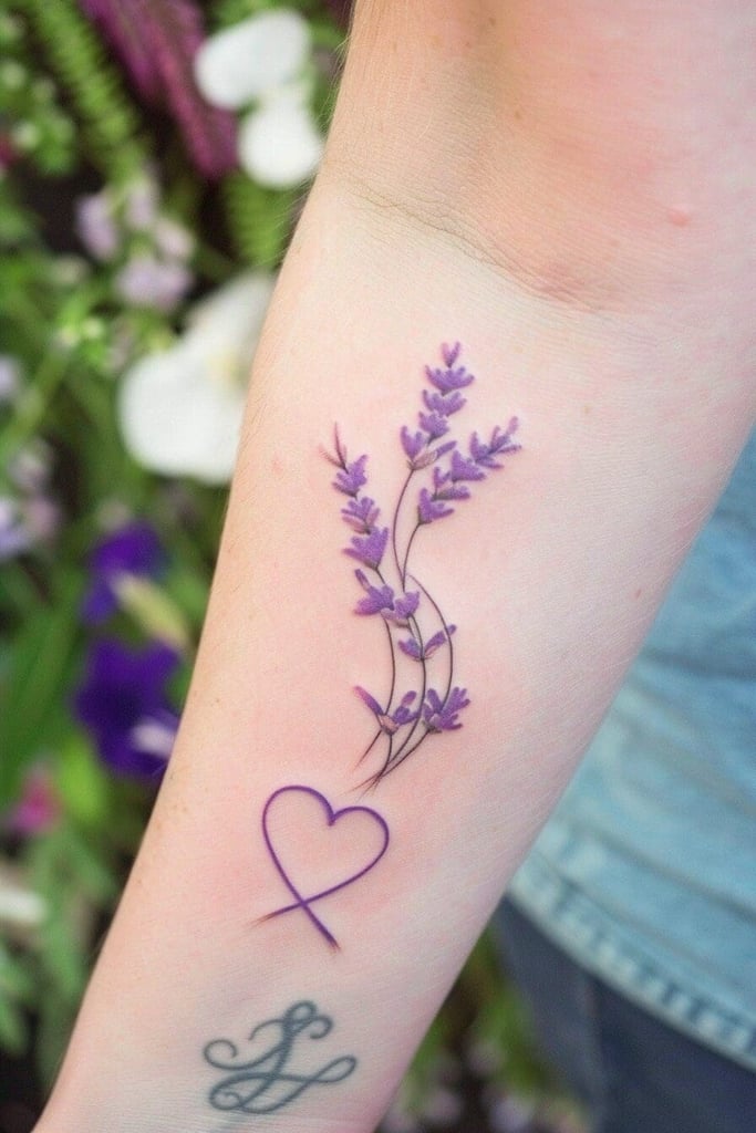30 Lavender Tattoos That Will Make You Want To Run To The Tattoo Parlor