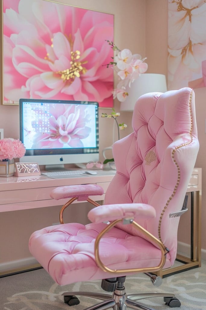 25 Chic and Feminine Home Office Ideas Tailored for Women