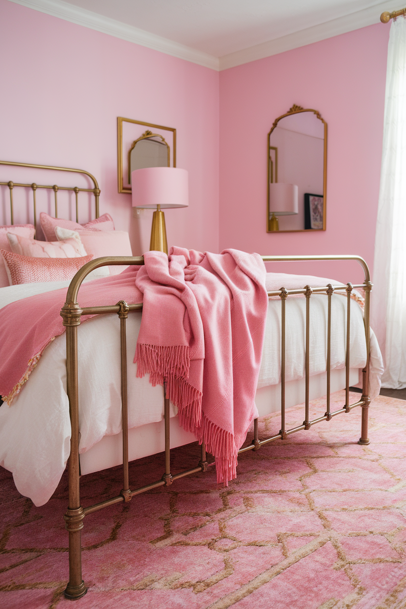 33 Dreamy Pink and Gold Bedroom Ideas to Transform Your Space