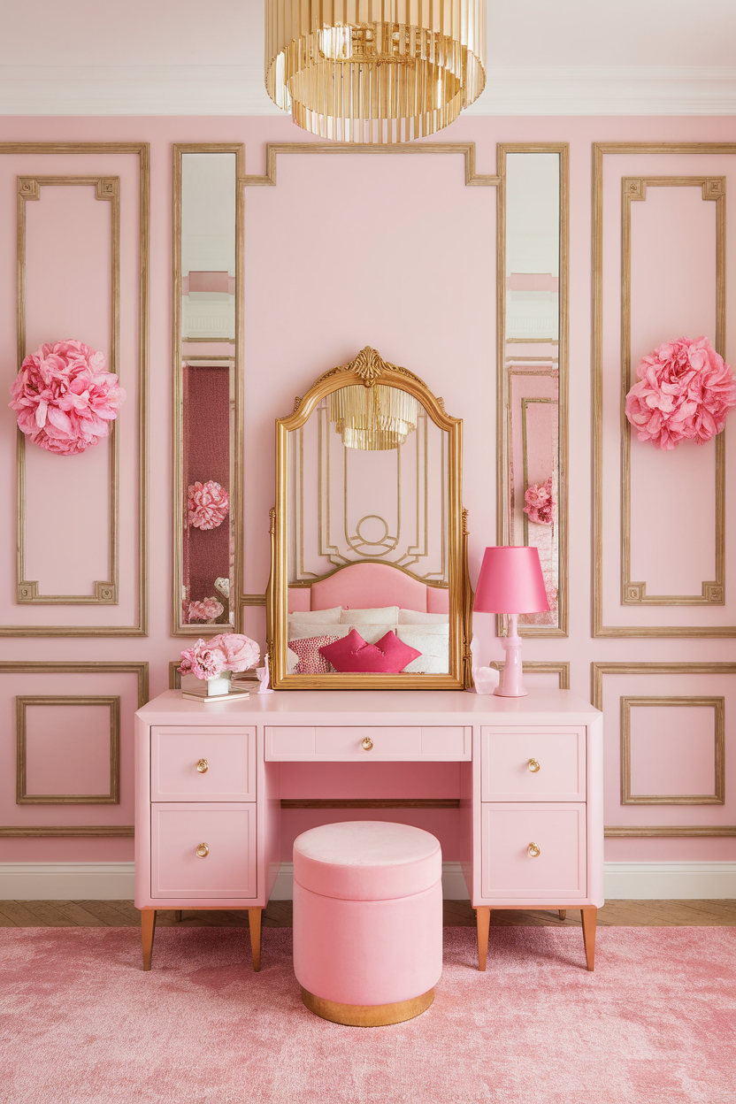 33 Dreamy Pink and Gold Bedroom Ideas to Transform Your Space