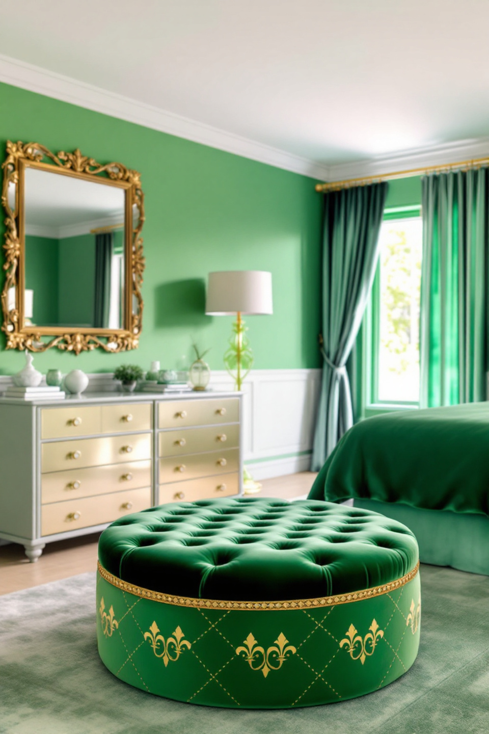 27 Luxurious Emerald Green and Gold Bedroom Ideas You'll Love