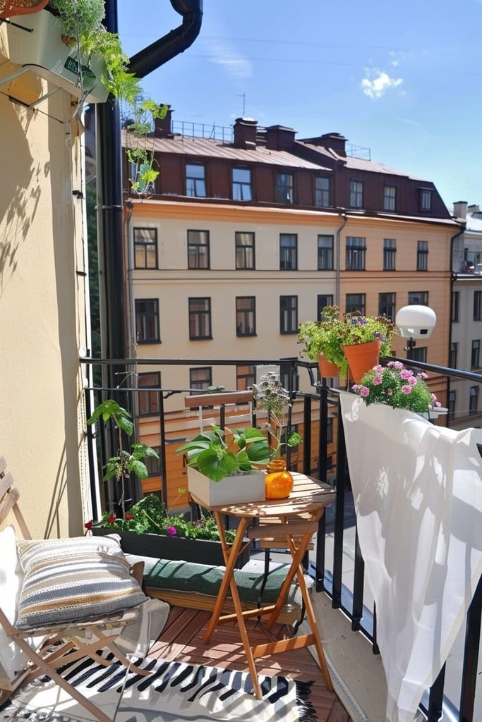 64 Small Balcony Ideas That Will Make You the Envy of the Apartment Block